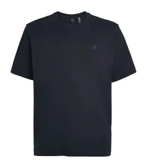 Moose Knuckles Cotton Logo Yul T-shirt - Navy