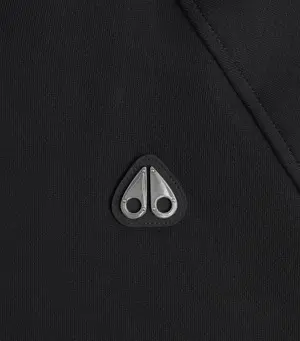 Moose Knuckles Logo Yul Zip-up Hoodie