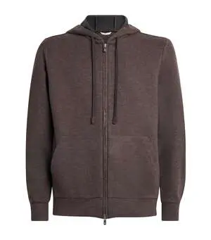 Marco Pescarolo Cashmere-blend Zip-up Hoodie