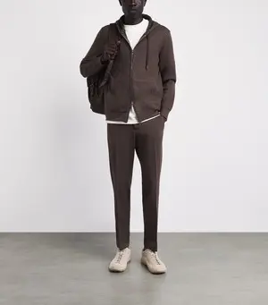 Marco Pescarolo Cashmere-blend Zip-up Hoodie