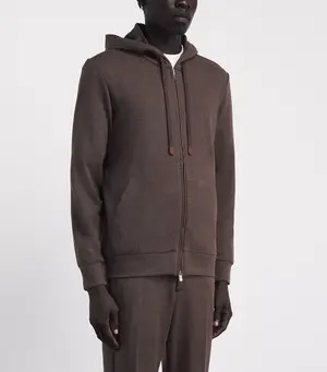 Marco Pescarolo Cashmere-blend Zip-up Hoodie