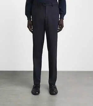 Marco Pescarolo Stretch Virgin Wool-cashmere Tailored Trousers