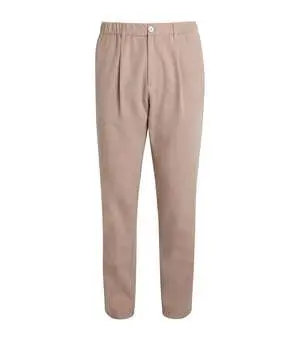 Herno Flannel Pleated Trousers