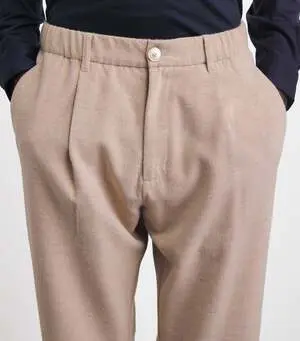 Herno Flannel Pleated Trousers
