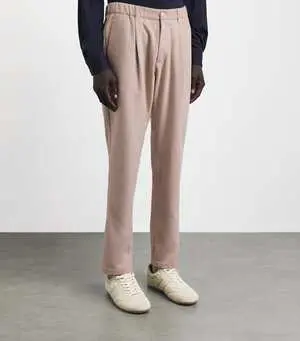 Herno Flannel Pleated Trousers