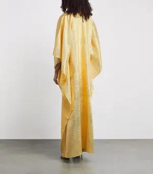TALLER MARMO Silk-blend Denver Sunrise Kaftan Dress