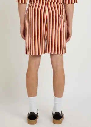 Valentino Garavani Striped Terry Shorts