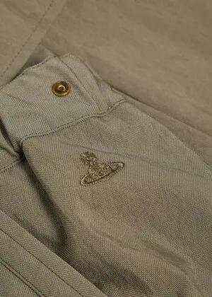 VIVIENNE WESTWOOD Cabarnet Panelled Canvas Cargo Trousers