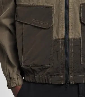 Stone Island Technical Nylon Zip-up Jacket