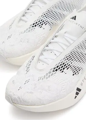 Stella McCartney Adidas X Adizero Mesh-knit Sneakers - White