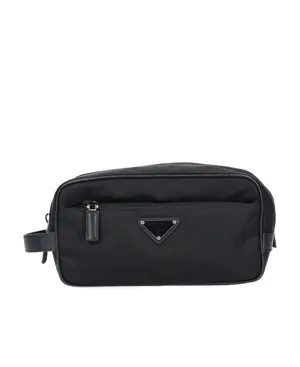 Prada Logo Hand-held Bag - Black