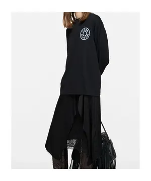 Acne Studios Logo Detailed Crewneck T-shirt