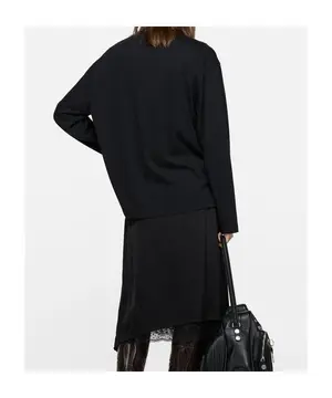 Acne Studios Logo Detailed Crewneck T-shirt