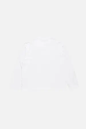 Acne Studios Logo Detailed Crewneck T-shirt