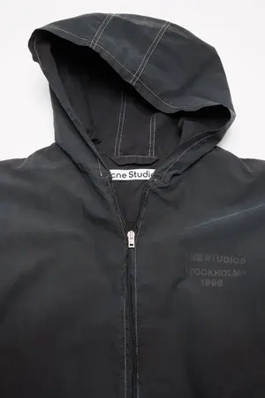 Acne Studios Logo-print Zip-up Hoodie