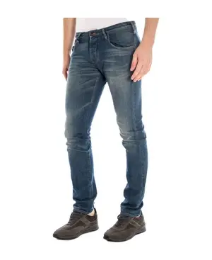 Emporio Armani Logo Jeans - Blue
