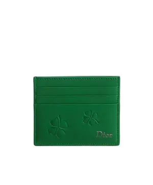 Dior Card Holder - Bright Green