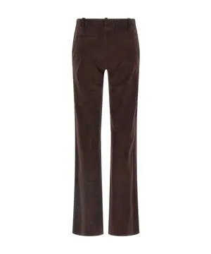 Stouls Flared Suede Trousers