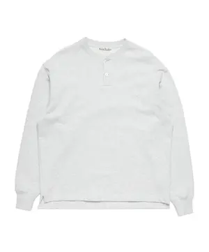 Acne Studios Logo-embroidered Sweatshirt - Light Heather Grey