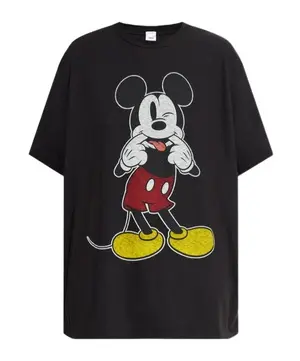 RE/DONE Printed T-shirt - Black