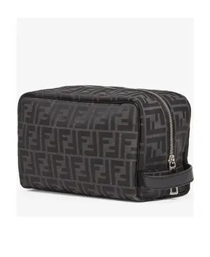Fendi Ff Detailed Zipped Toiletry Case