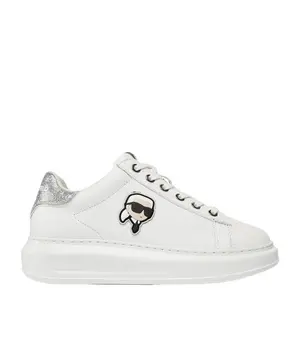 Karl Lagerfeld Strap-up Casual Sneakers - White