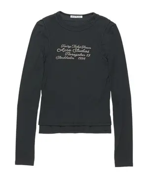 Acne Studios Embroidered T-shirt - Black