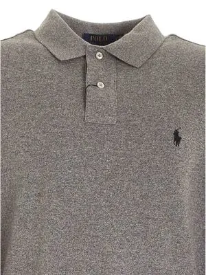 Polo Ralph Lauren Logo Embroidered Long-sleeved Polo Shirt