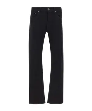 GOLDEN GOOSE Denim Straight-leg Trousers - Black