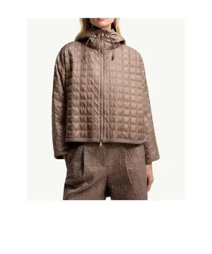 Moncler Hooded Square-quilted Padded Cape
