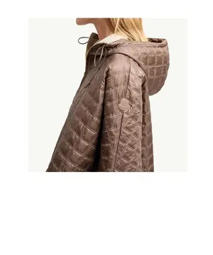 Moncler Hooded Square-quilted Padded Cape
