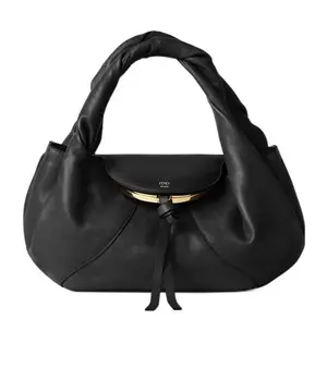 Fendi Leather Bag - Black