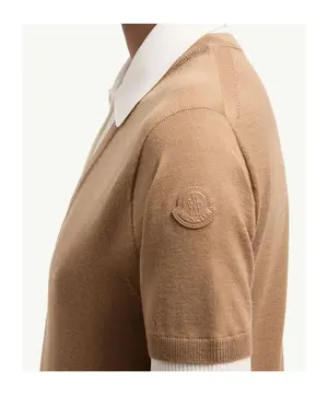 Moncler Layered Wool Polo Shirt