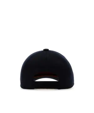 Zegna Logo Detailed Baseball Cap