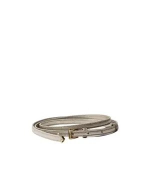 Prada Prada Slim Buckle Belt Pyrite