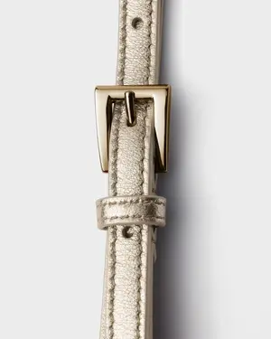 Prada Slim Buckle Belt - Pyrite