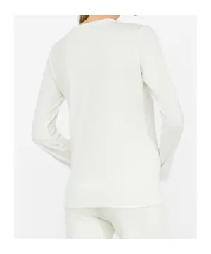 Liu Jo Embellished V-neck Long-sleeved T-shirt