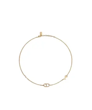 Dior Cd Lily Necklace - Yellow
