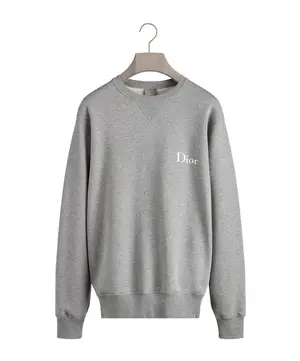 Dior Sweatshirt With Embroidery, Relaxed Fit - Gray