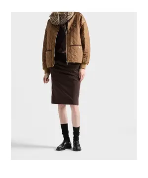 Prada Quilted Zip-up Jacket