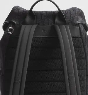 Dior Jett Backpack With Flap - Black