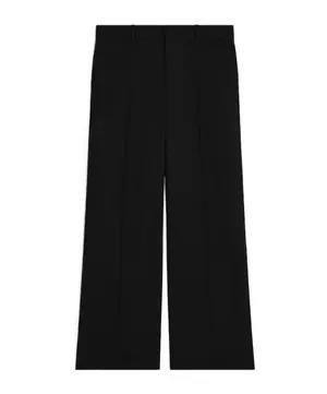 Celine Ethan Trousers In Wool Gabardine - Black