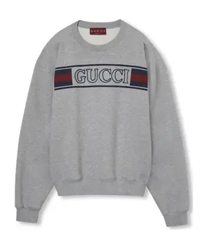 Gucci Embroidery Jersey Sweatshirt