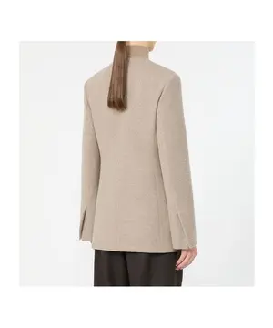 Max Mara Long-sleeved Crew Neck Jacket