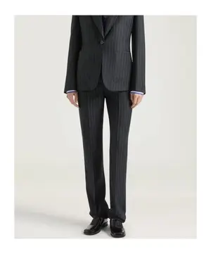 Givenchy Striped Skinny Pants In Wool