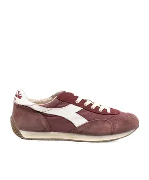 DIADORA Panelled Lace-up Sneakers - Red