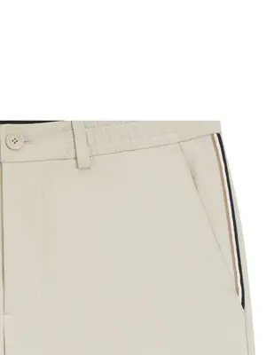 Hugo Boss Logo-patch Side-stripe Shorts