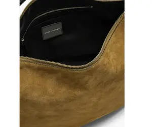 Marc Jacobs Suede Scene Large Shoulder Bag