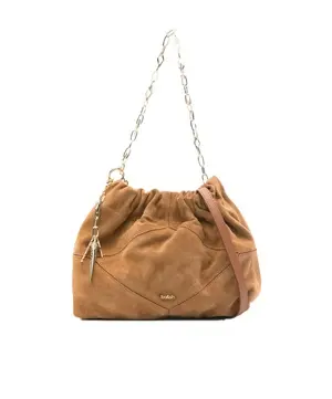 Ba&sh Chain Shoulder Bag - Brown