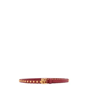 Prada Metal Buckle Belt - Red